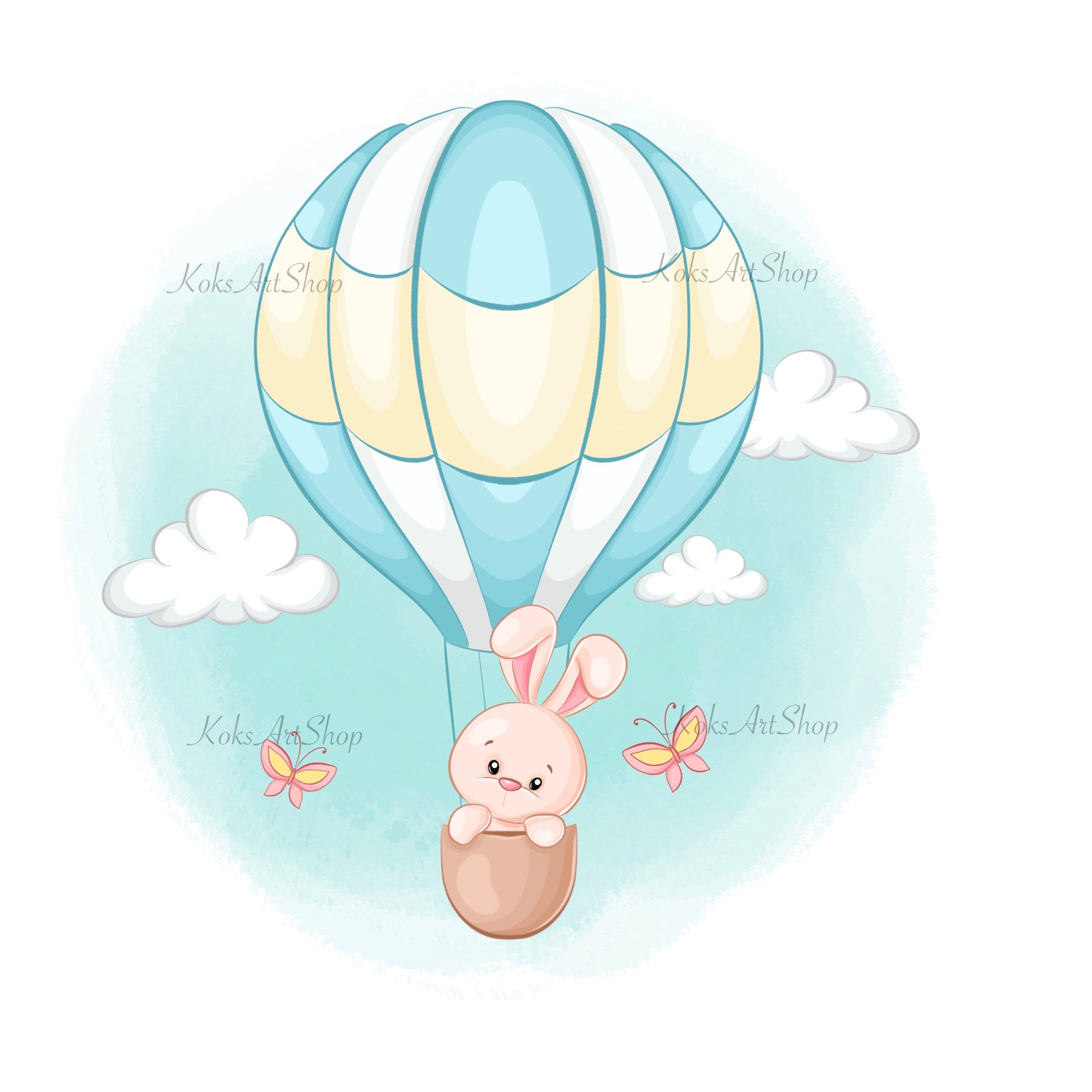 Rabbit Clip Art Rabbit Png Baby Clip Art Baby Boy Clip Art - Etsy