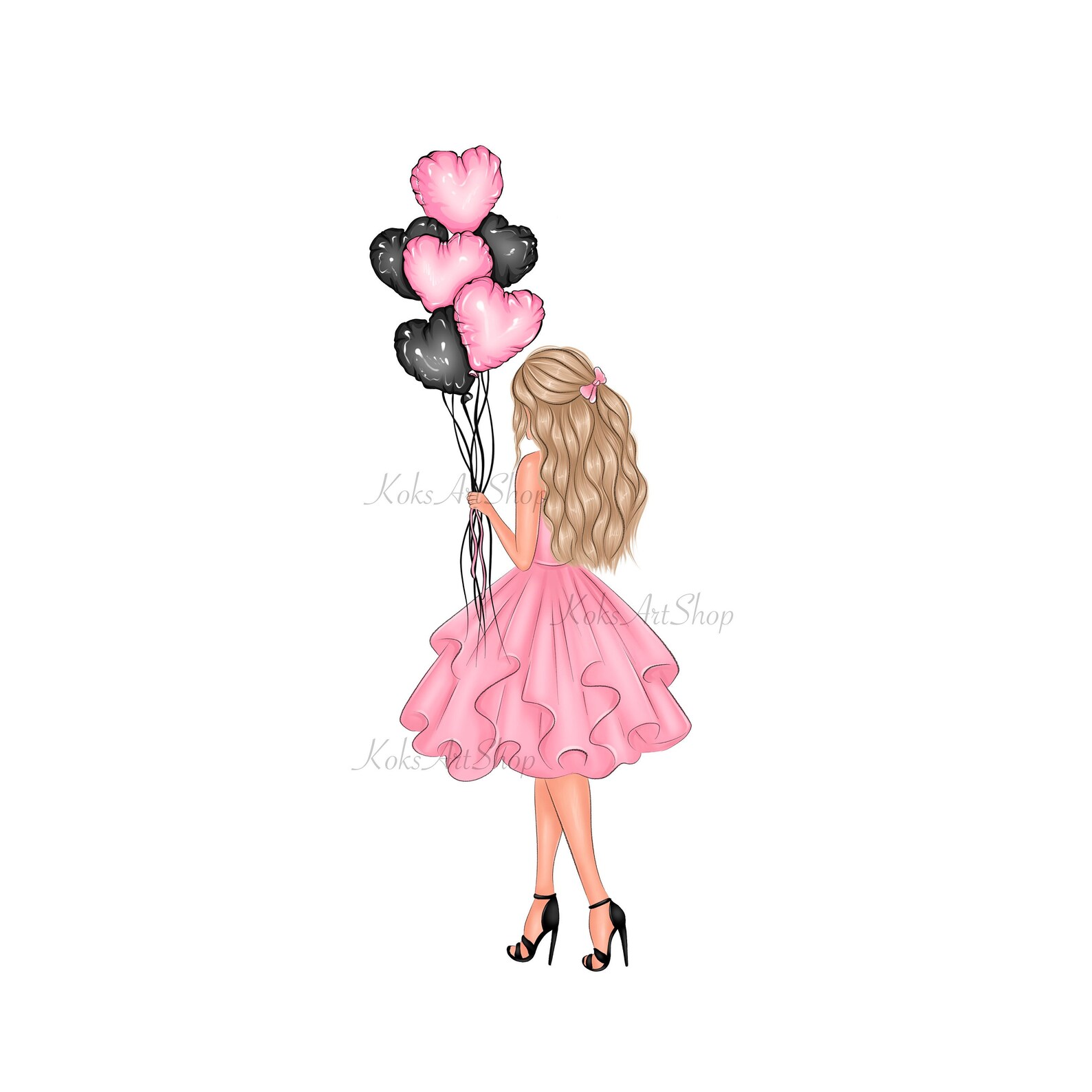 Fashion Gil Clipart Valentines Day Valentines Clip Art - Etsy