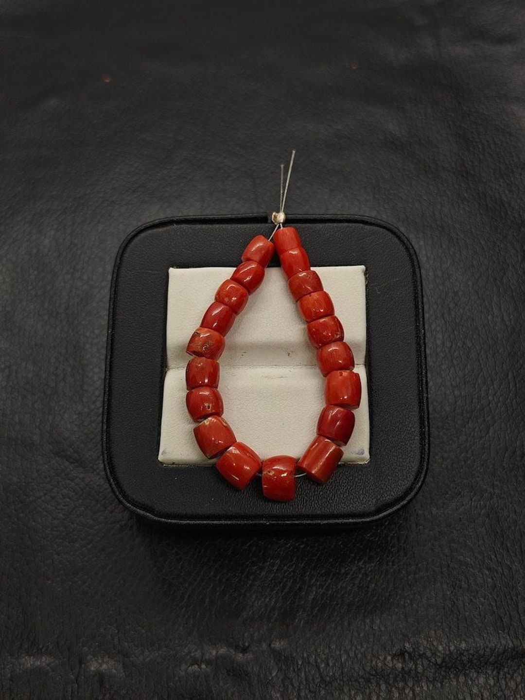 Italian Red Coral Beads-real Undyed Coral Beads, Red Coral Rondelle ...