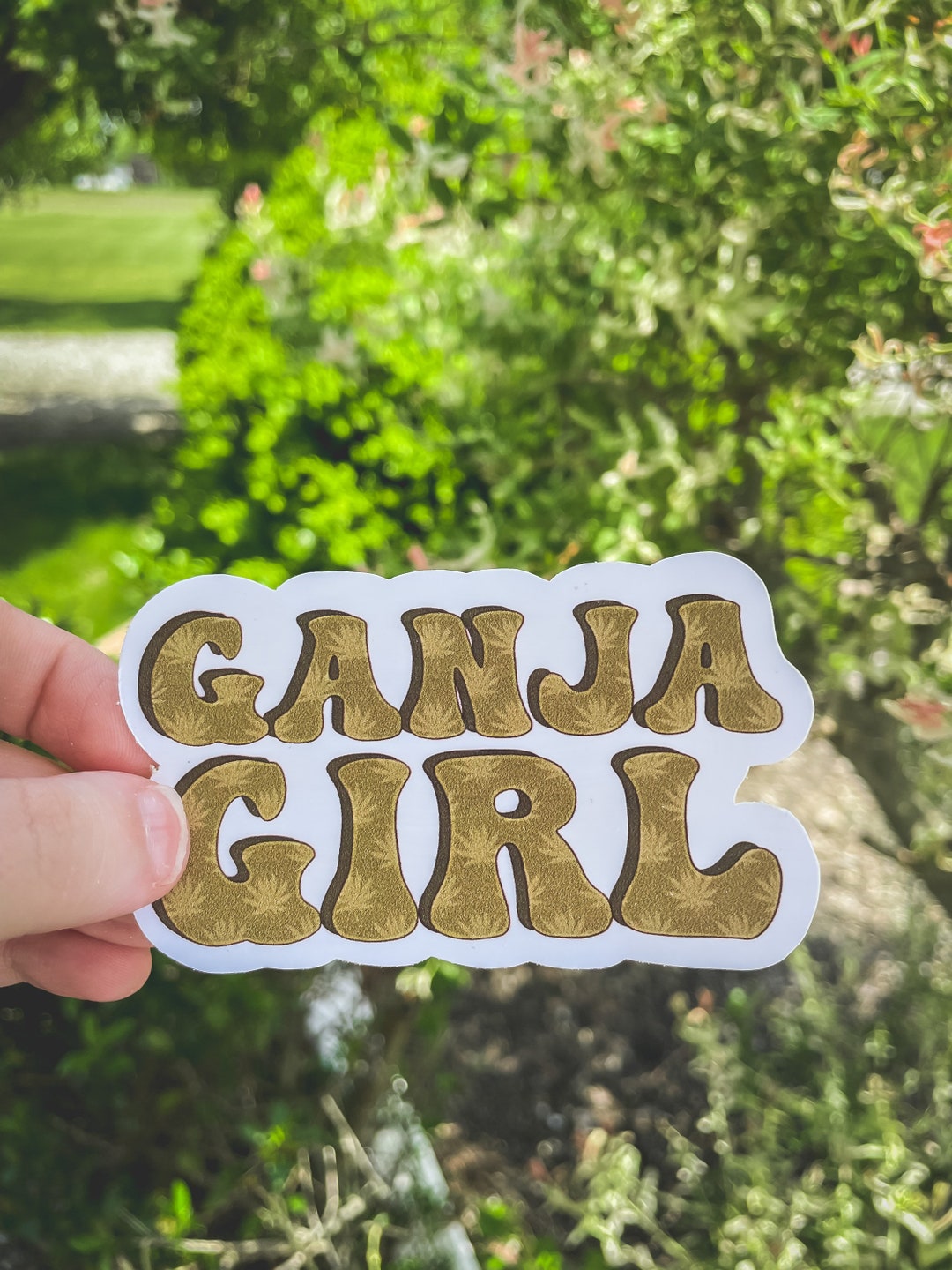 Ganja Girl Sticker - Etsy