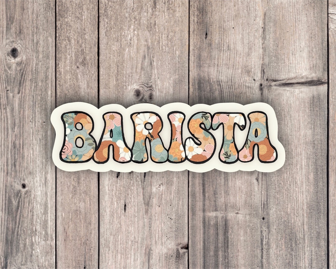 Barista Sticker - Etsy