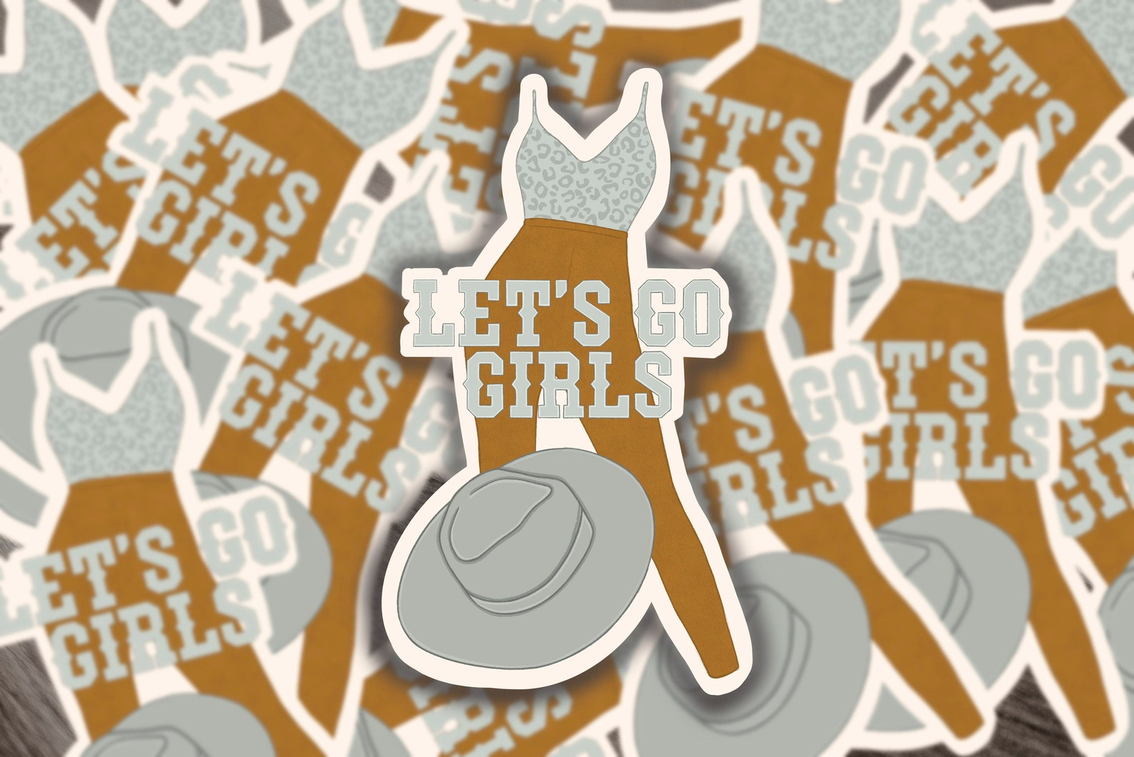 Lets Go Girls Sticker - Etsy