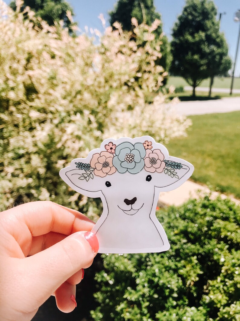 Lamb Sticker - Etsy