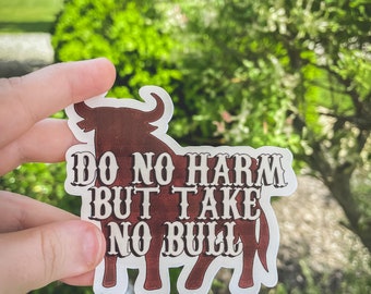 Bull Sticker - Etsy