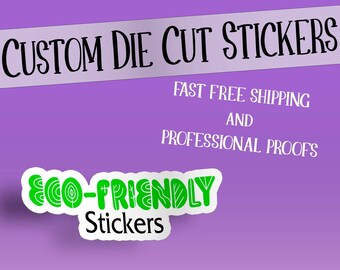 Eco Custom Stickers - Etsy