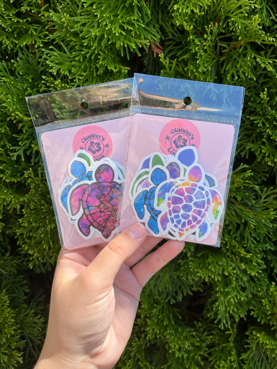 10-pieces Sea Turtle Sticker Packs - Etsy
