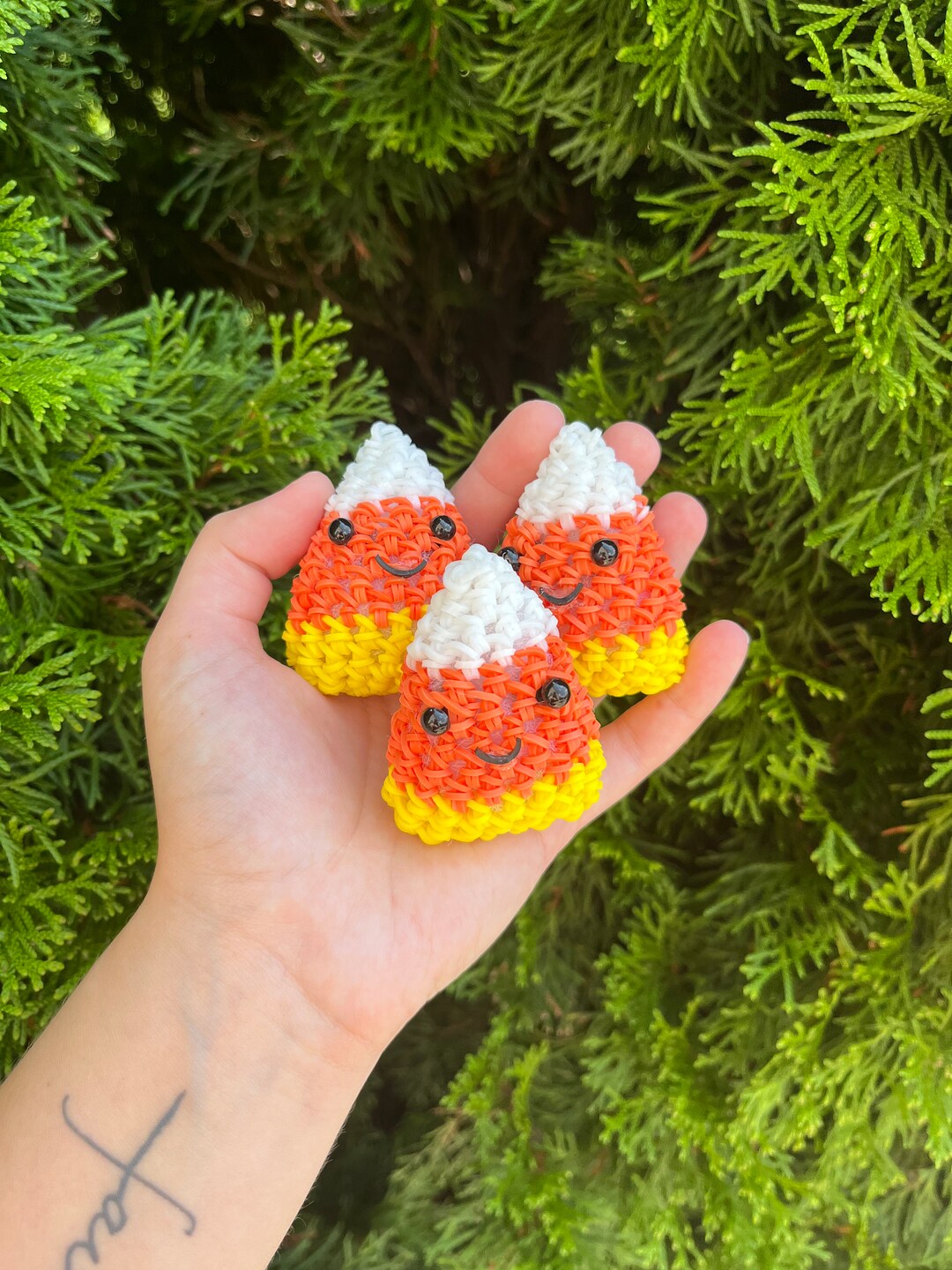Loomigurumi Candy Corn/ Rainbowloom Candy Corn - Etsy