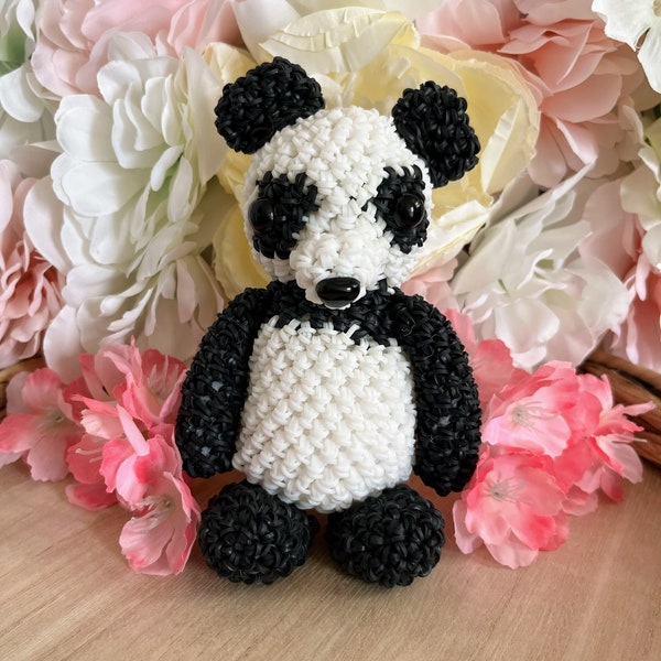 Rainbow Loom Panda - Etsy