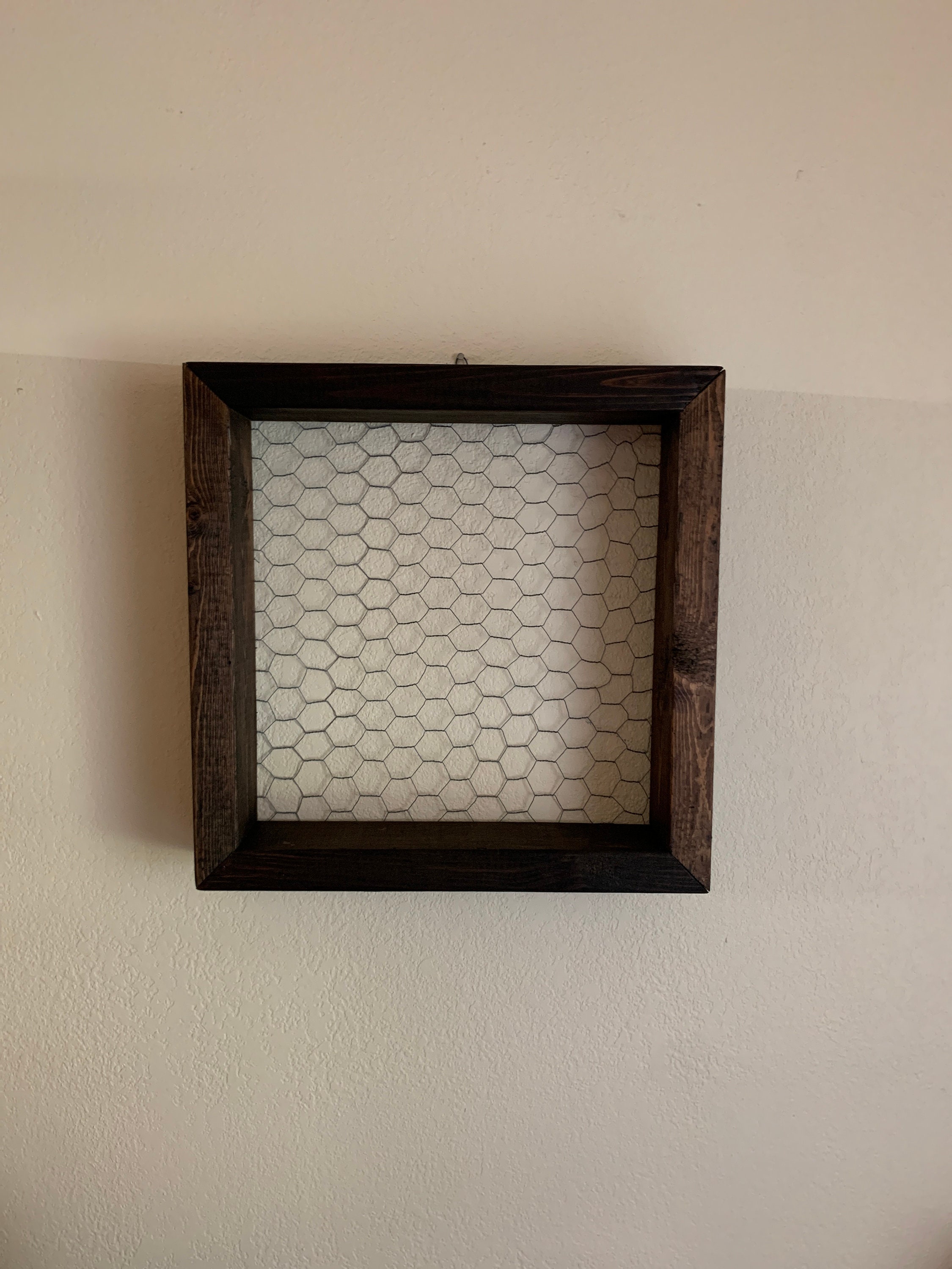 Chicken Wire Shadow Box Shelves - Etsy
