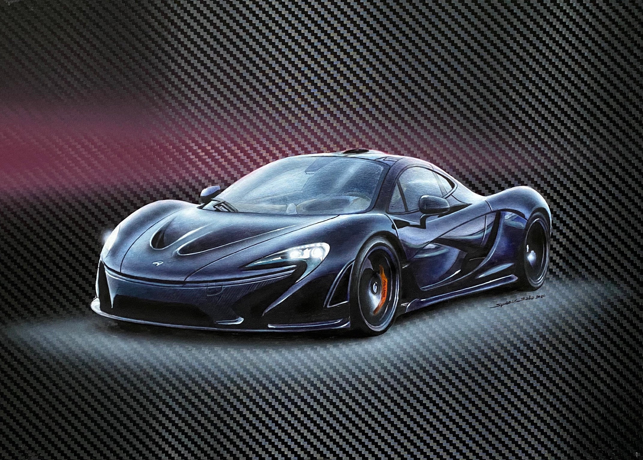 Mclaren P1 Drawing