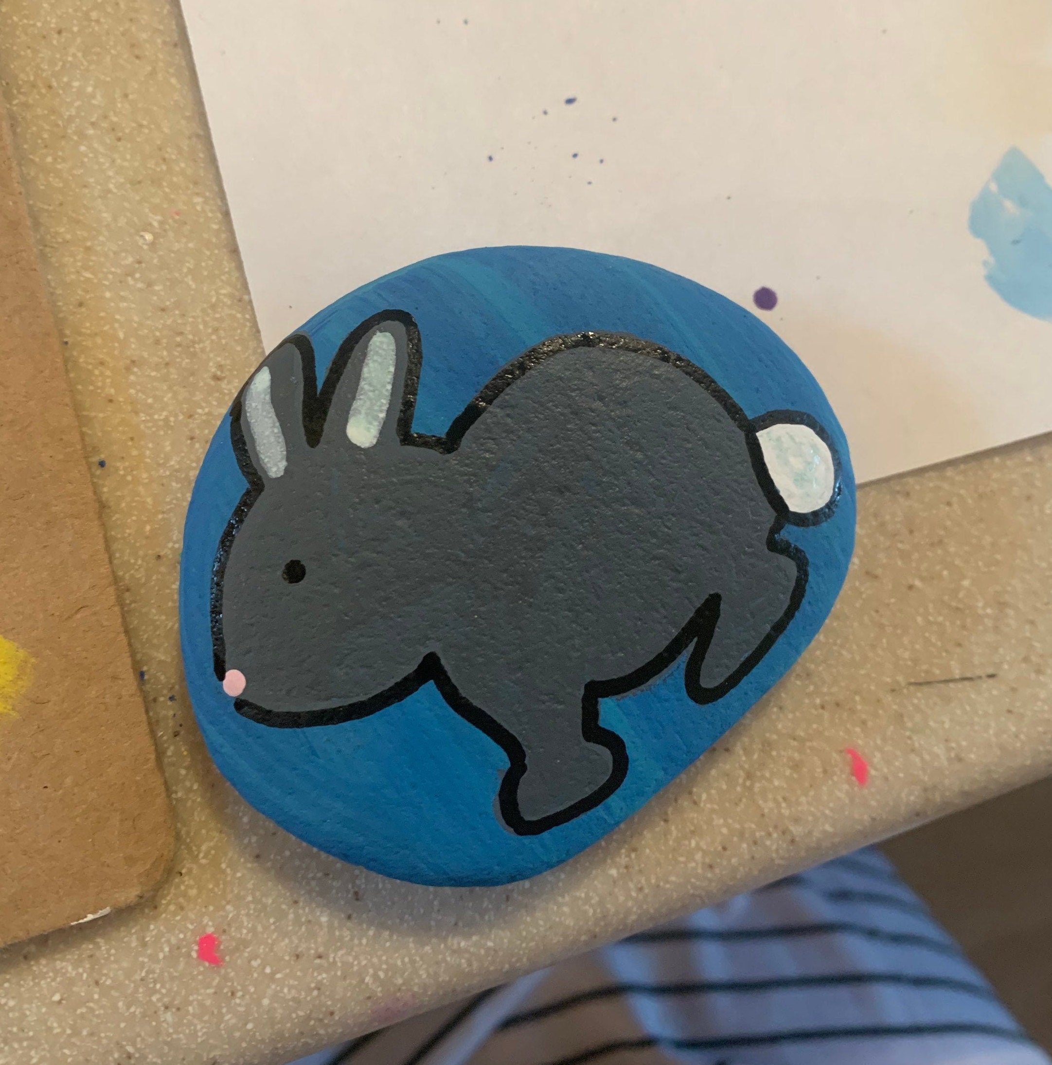 Small Painted Kid Rocks Children Rocks Cartoon Rocks - Etsy