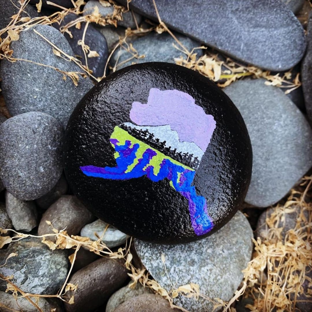 Hand Painted State Rocks | Home Rocks | Custom Rocks | Rock Gifts ...