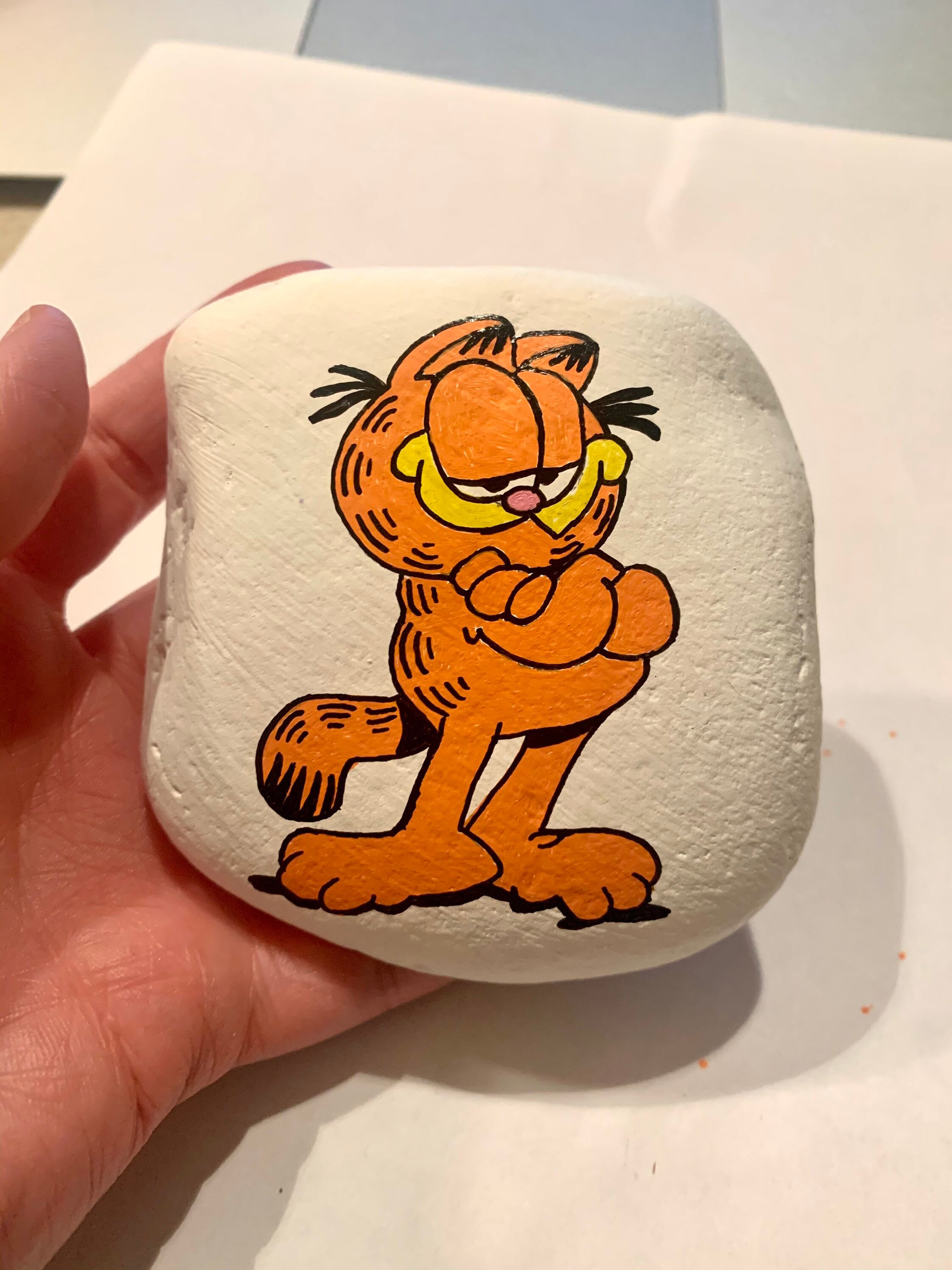 Cartoon Rock Character Rocks Kid Rocks Animal Rocks Rock Gifts Hand ...