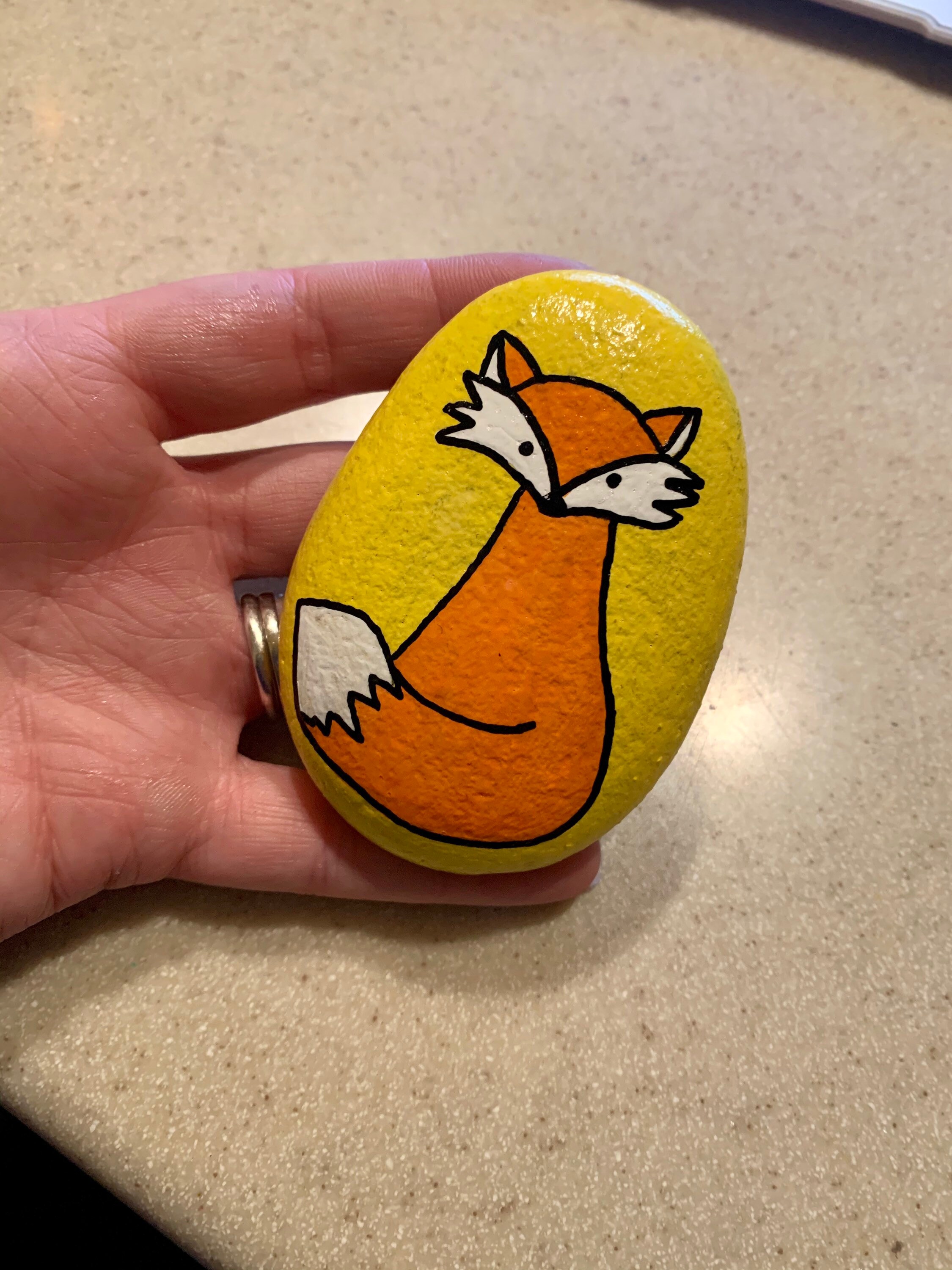 Small Painted Kid Rocks Children Rocks Cartoon Rocks - Etsy