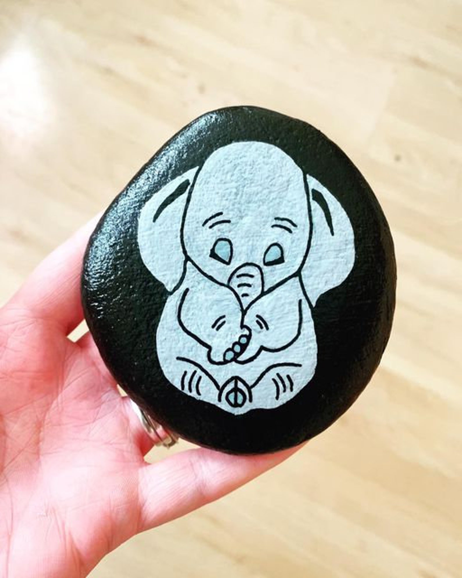 Cartoon Rock Character Rocks Kid Rocks Animal Rocks Rock Gifts Hand ...