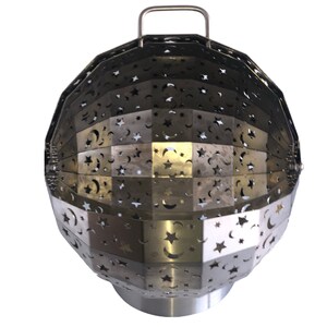 Fire Pit Moon & Stars Fire Ball Fire Globe the - Etsy