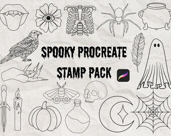 Western Procreate Stamps, Cowboy Procreate Bundle, Tattoo Procreate ...