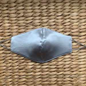 Indigo Dyed Silk Face Mask (reversible) - Etsy