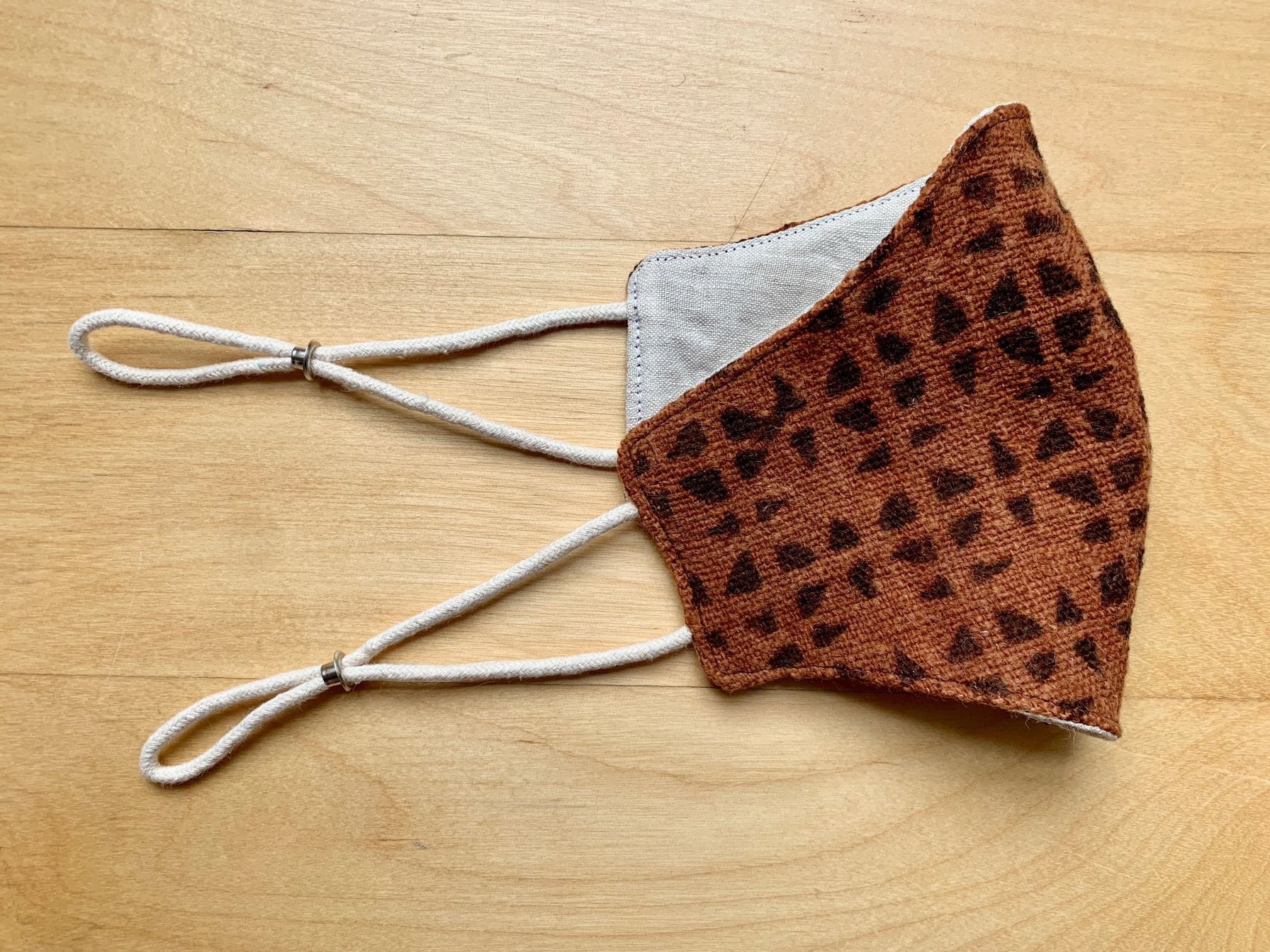 African Mudcloth and Linen Face Mask - Etsy