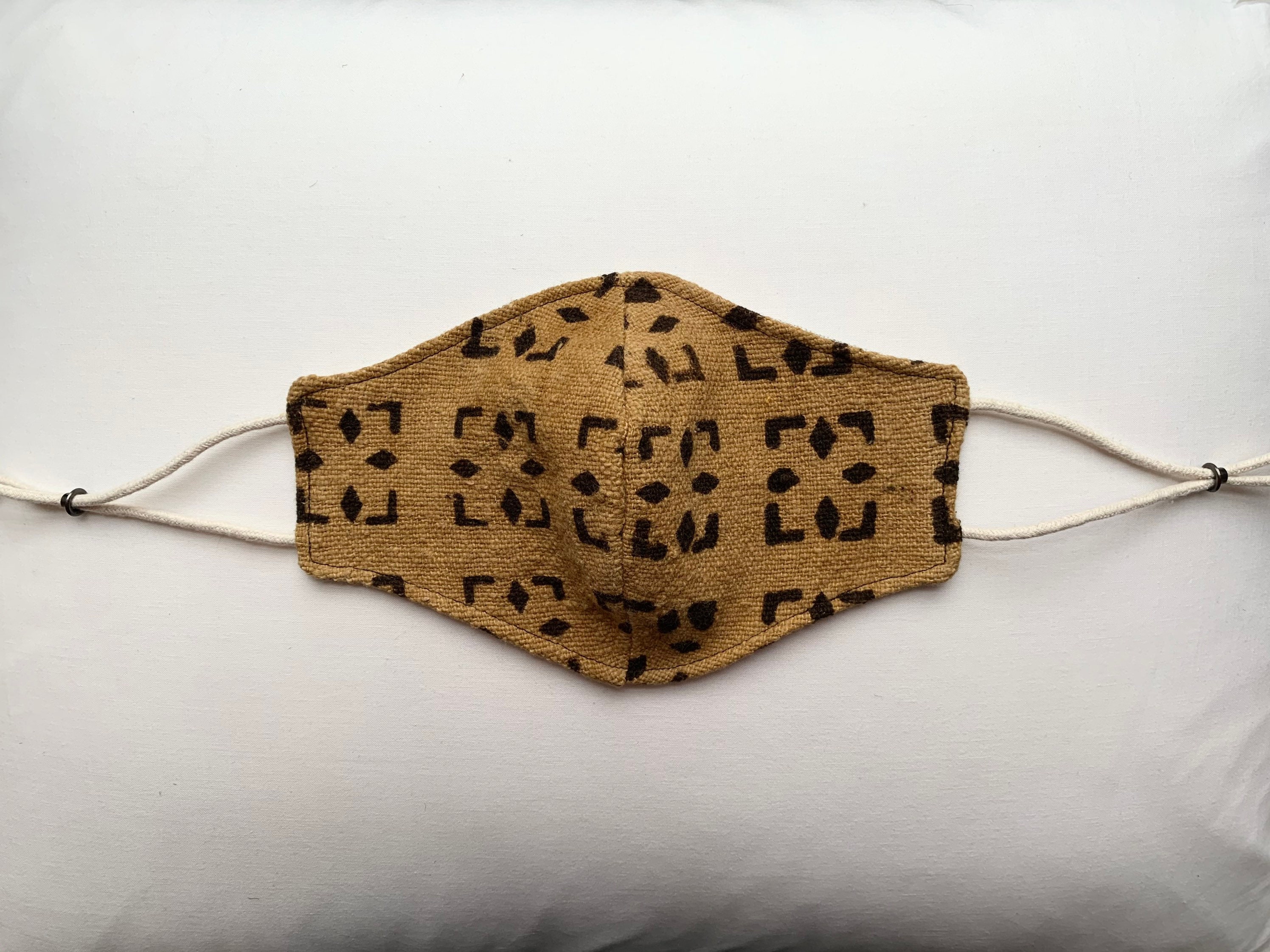 African Mudcloth and Linen Face Mask - Etsy