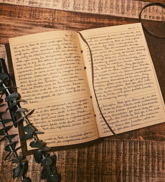 Hand Written Book Old Books