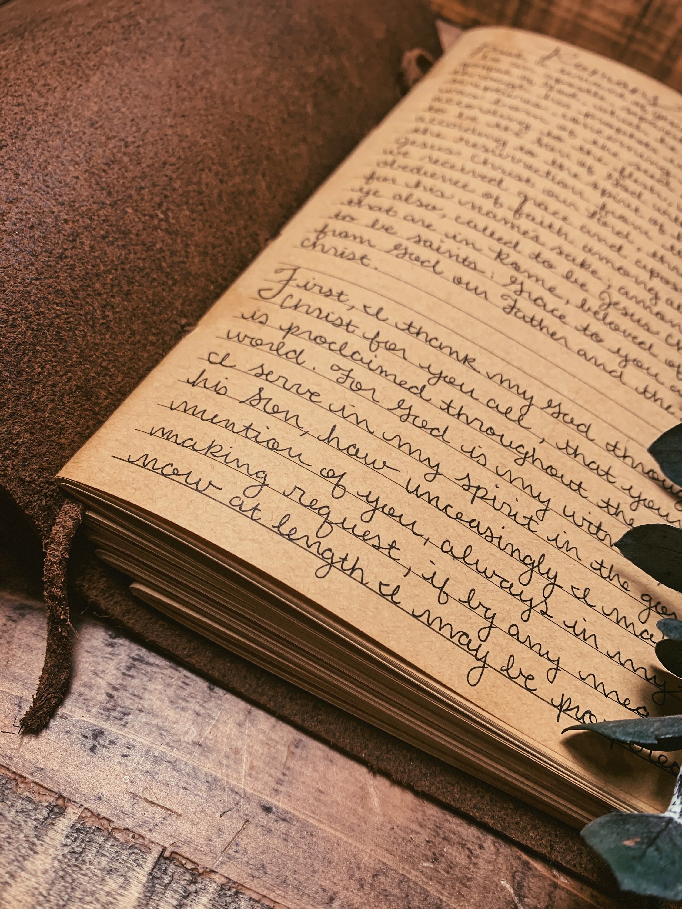 Handwritten Books of the Bible Custom Bible Leather Bible Christian ...