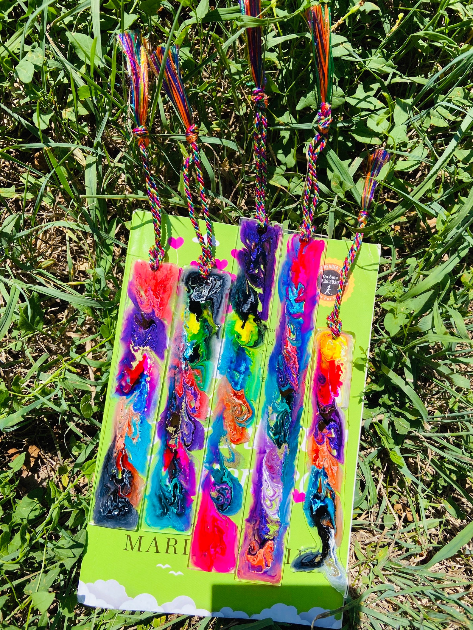 Rainbow Bookmarks Handmade Bookmarks Made to Order Gifts | Etsy