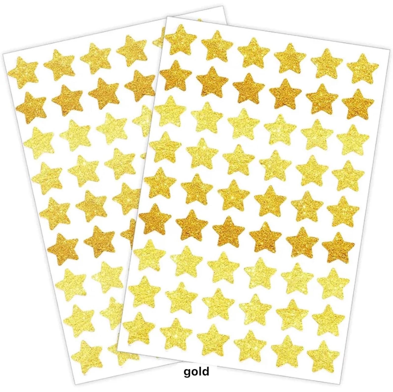 Metallic Star Stickers: Mixed Color Reward Stickers for Kids - Etsy