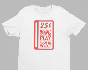 Insert Coin Shirt - Etsy
