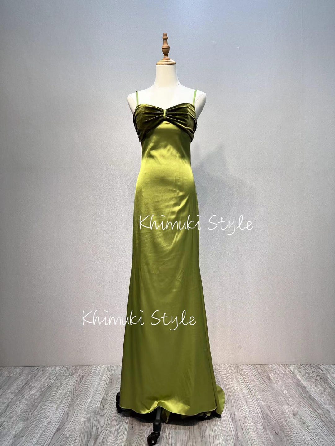 Spaghetti Straps Lemon Prom Dress - Etsy