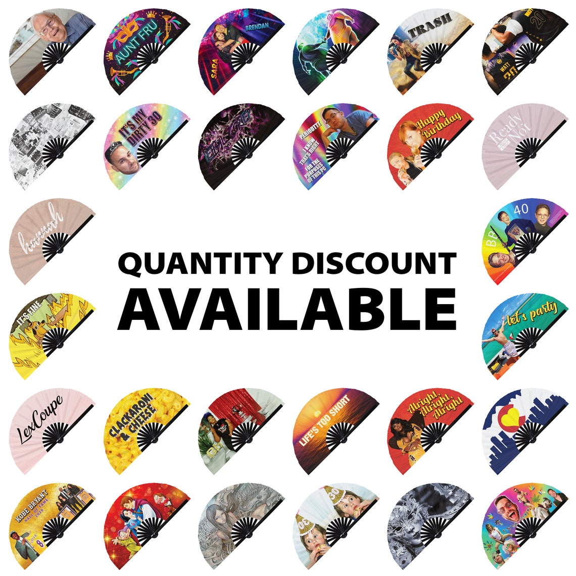 Custom Hand Fan Personalized Foldable Hand Fan Customized - Etsy