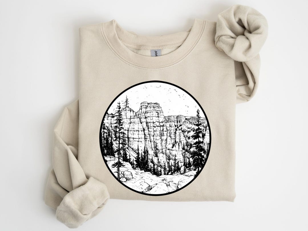 Bryce Canyon Sweatshirt, National Park Pullover, Nature Scene Sweater ...