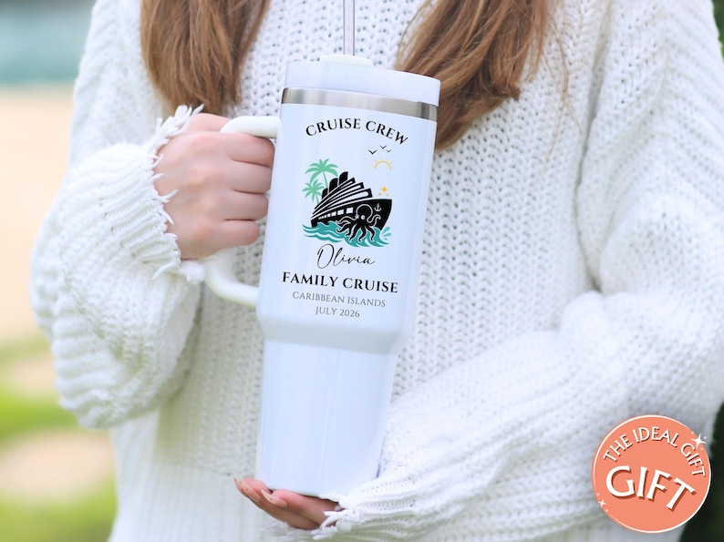 Cruise Crew Tumbler • Personalized Family Cruise Cup - Etsy