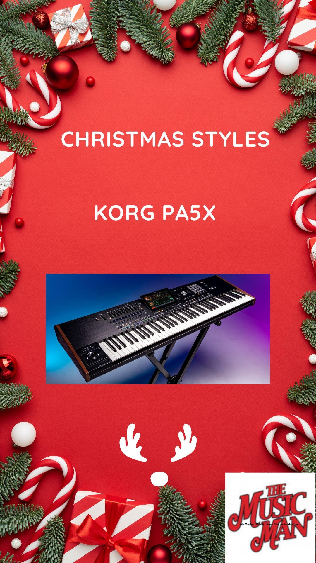 Styles KORG PA5X "christmas Pack" - Etsy