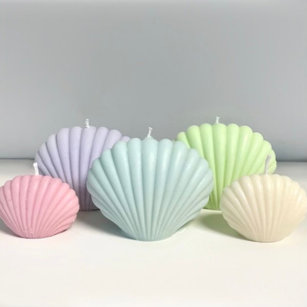 Seashell Candle - Etsy