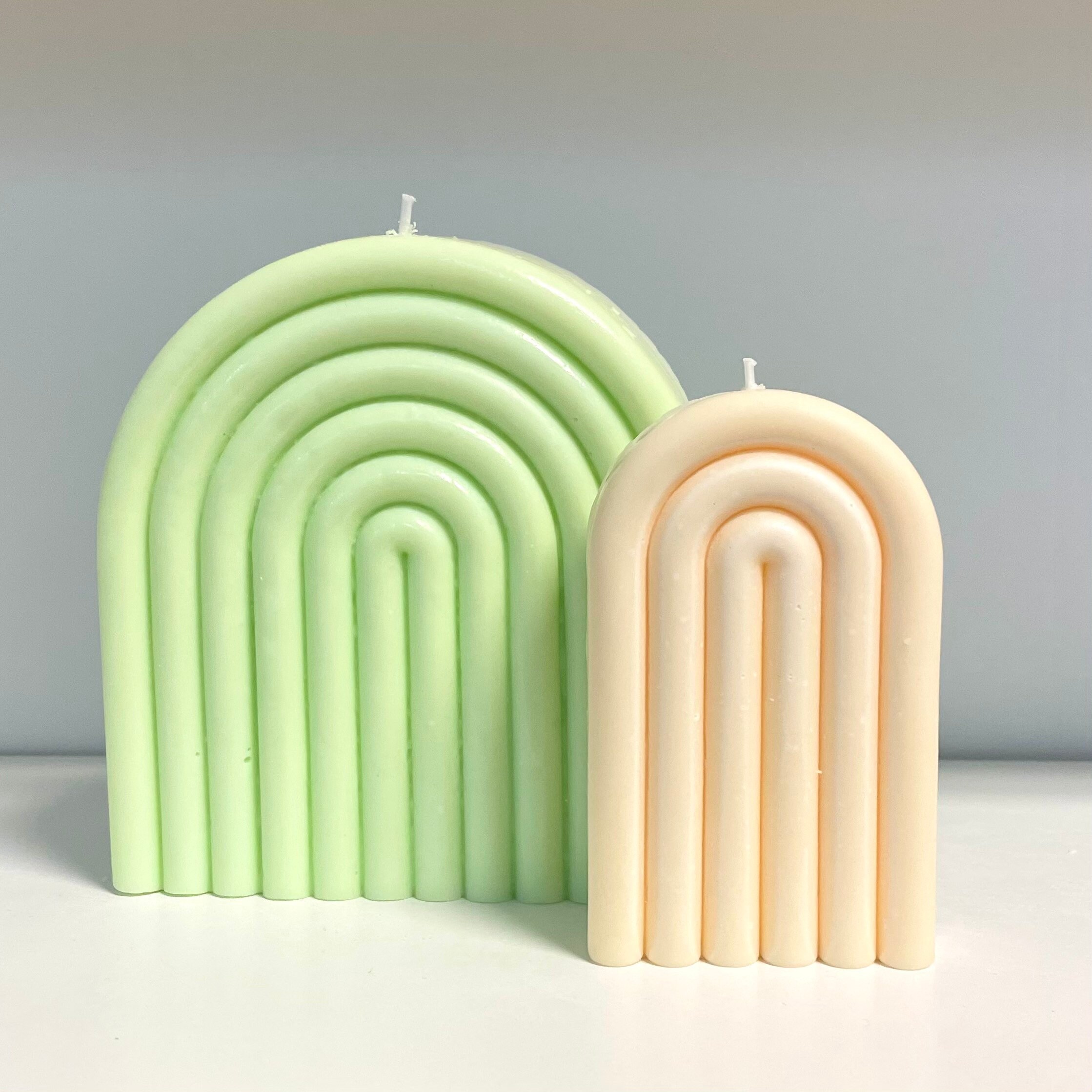 Arch Candles Modern Interior Design Home Decor Minimal - Etsy