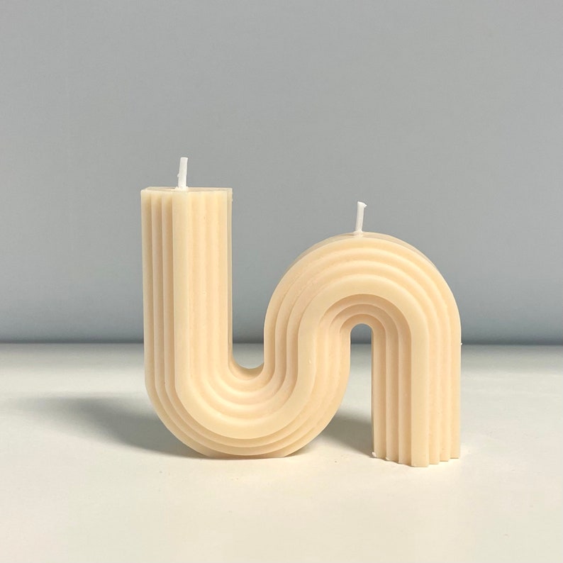 Customizable Candle Set Interior Design Minimal Minimalist - Etsy