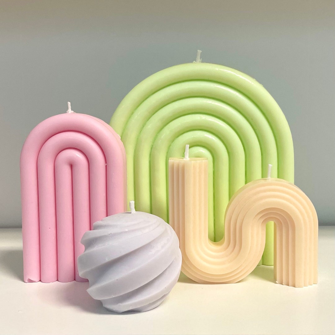 Customizable Candle Set Interior Design Handmade Holiday - Etsy