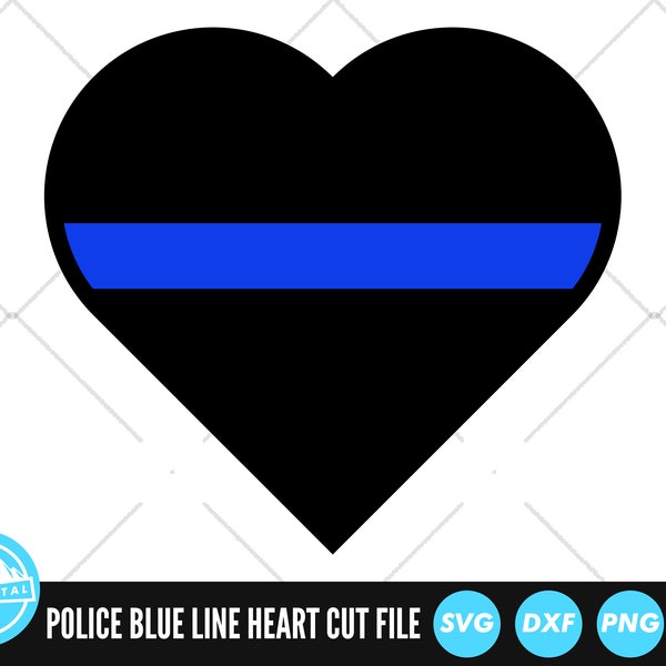 Blue Line Svg - Etsy