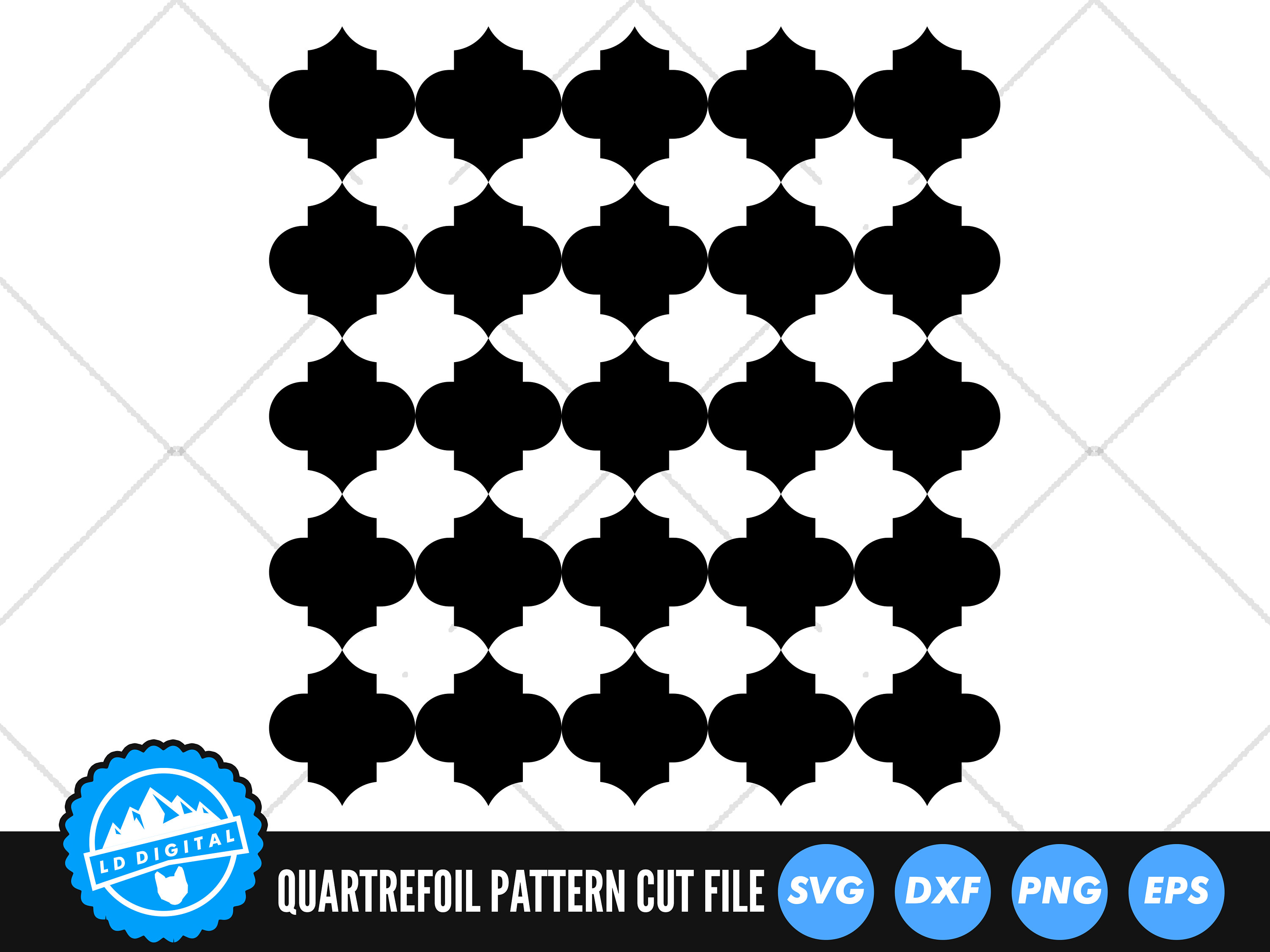 Quatrefoil Design Template