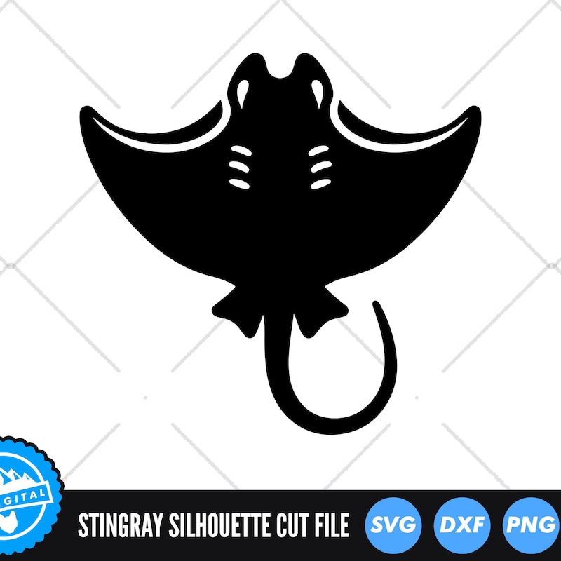 Stingray Vector Art - Etsy