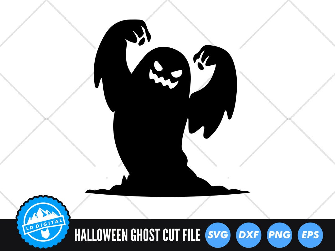 Ghost SVG Files Halloween SVG Cut Files Cute Ghost Vector Files Kids ...