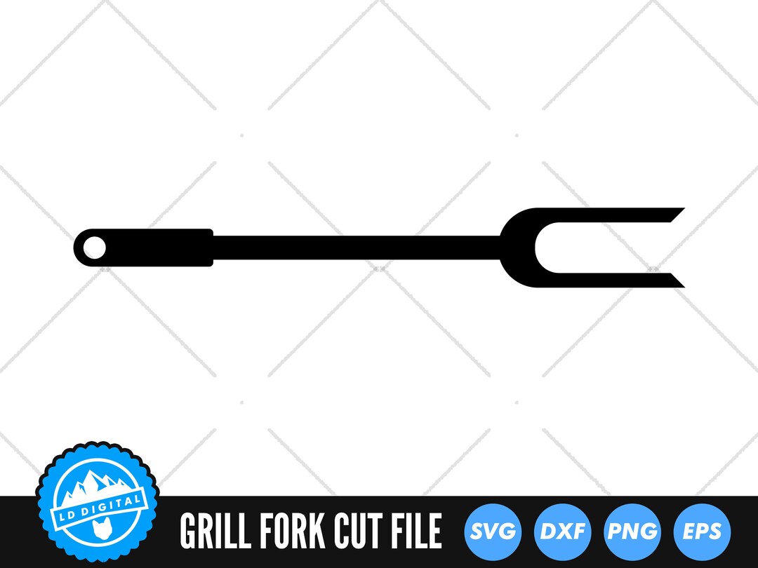 BBQ Grill Fork SVG Files | Grill Fork SVG Cut Files | Barbeque Clip Art ...