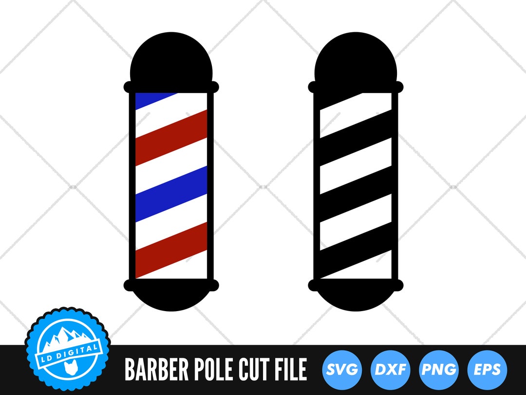 Barber Pole SVG Files | Barber Shop SVG Cut Files | Barber Shop Pole Vector | Barbershop Logo ...