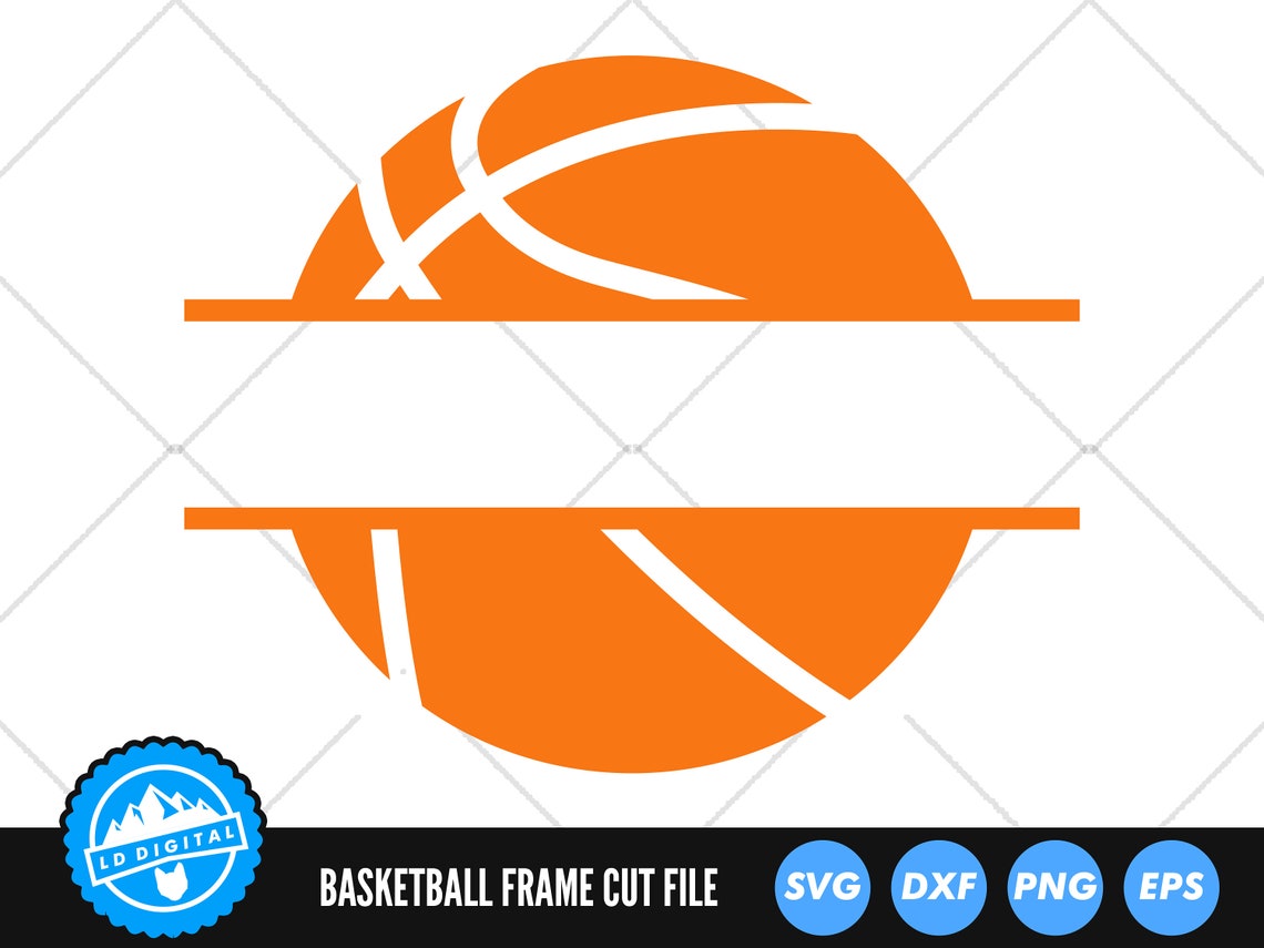 Basketball Frame SVG Files Basketball Monogram Cut Files - Etsy