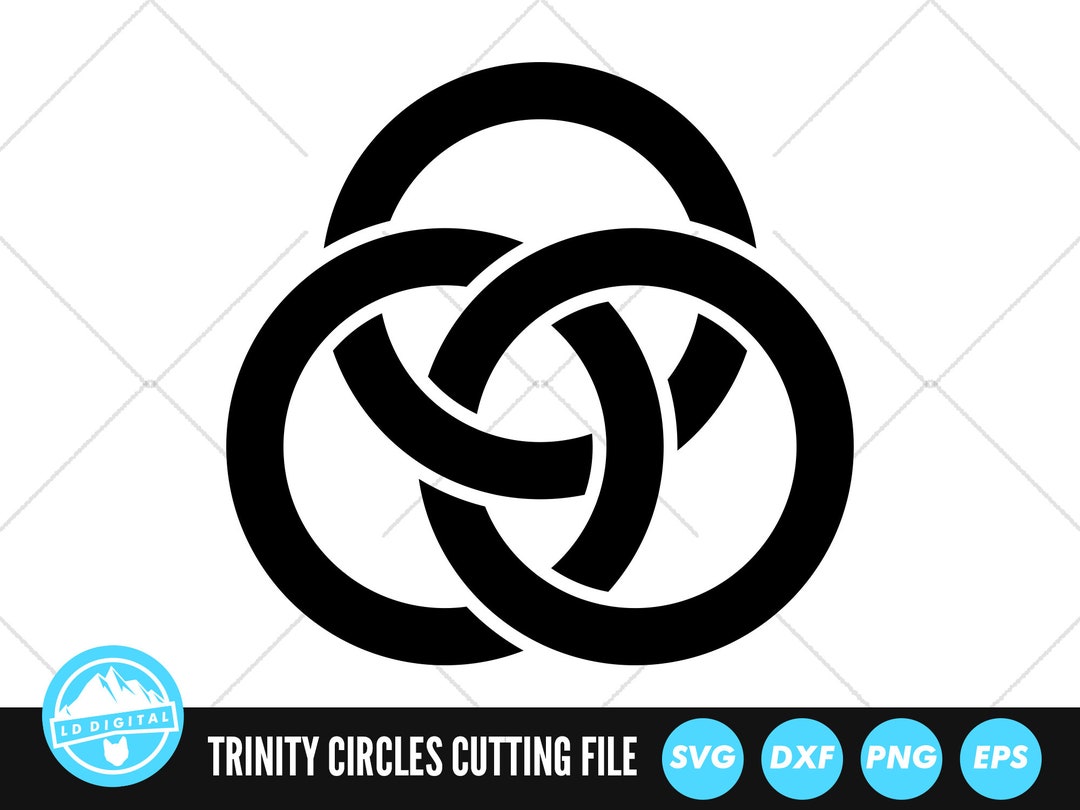 Trinity Rings SVG Files | Borromean Rings Cut Files | Celtic Symbols ...