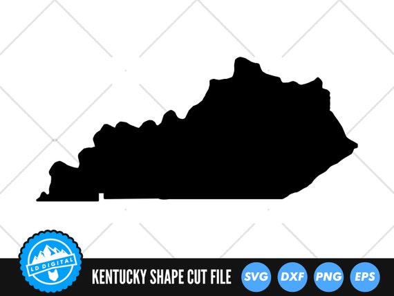 State svg eps png dxf jpg Kentucky Vector Kentucky SVG State Cut File ...