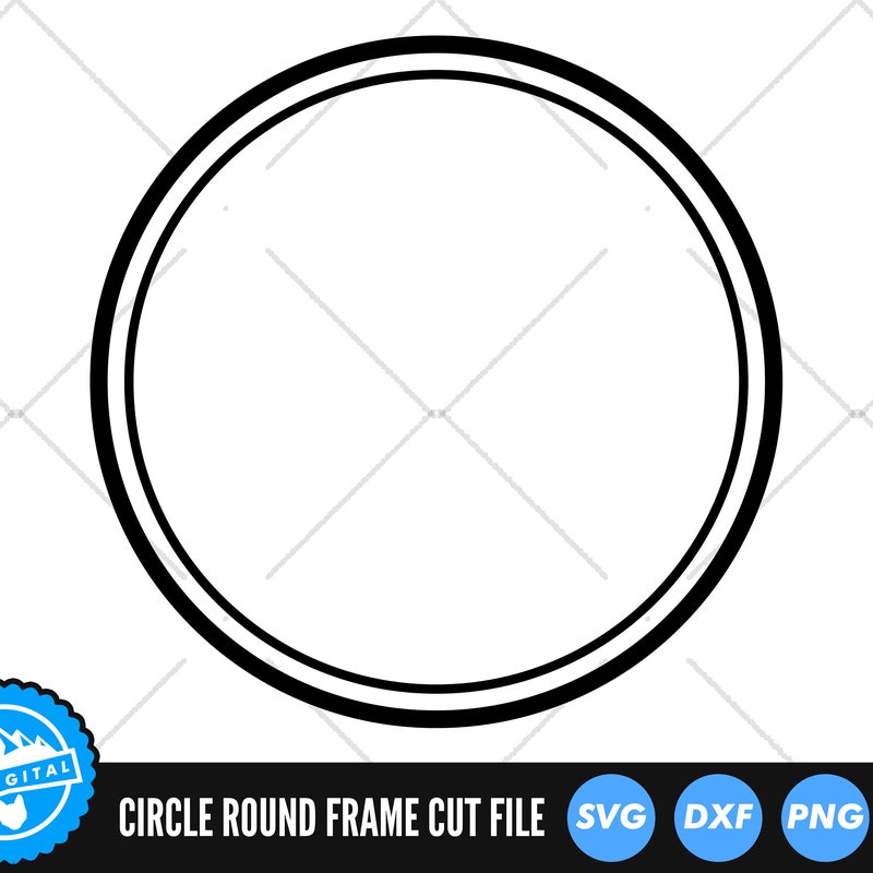 Circle Frame Svg - Etsy