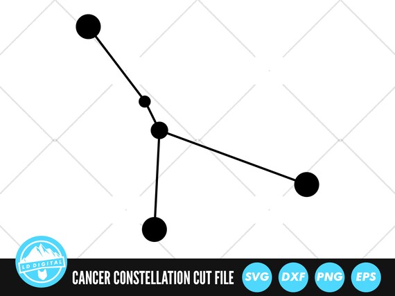 Krebs Horoskop Symbol Umriss