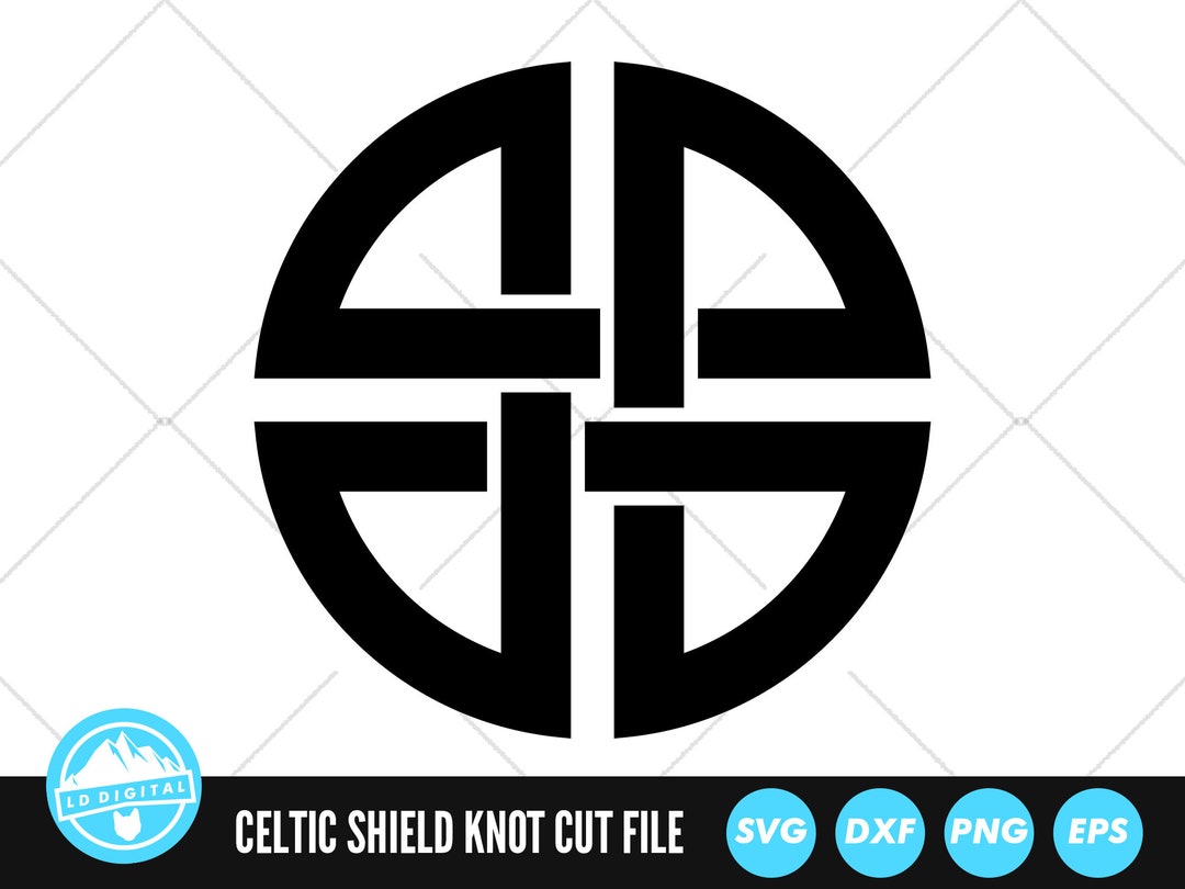 Celtic Shield Knot SVG Files | Celtic Symbol Cut Files | Celtic Shield ...